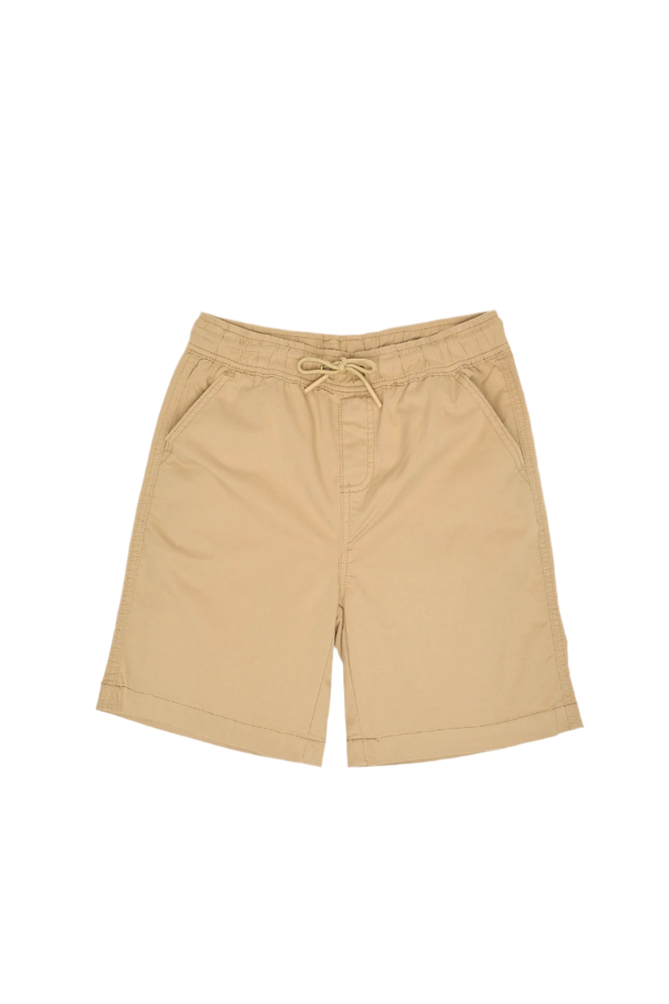 Kids Basic Chino Shorts - Tan - Little Bipsy