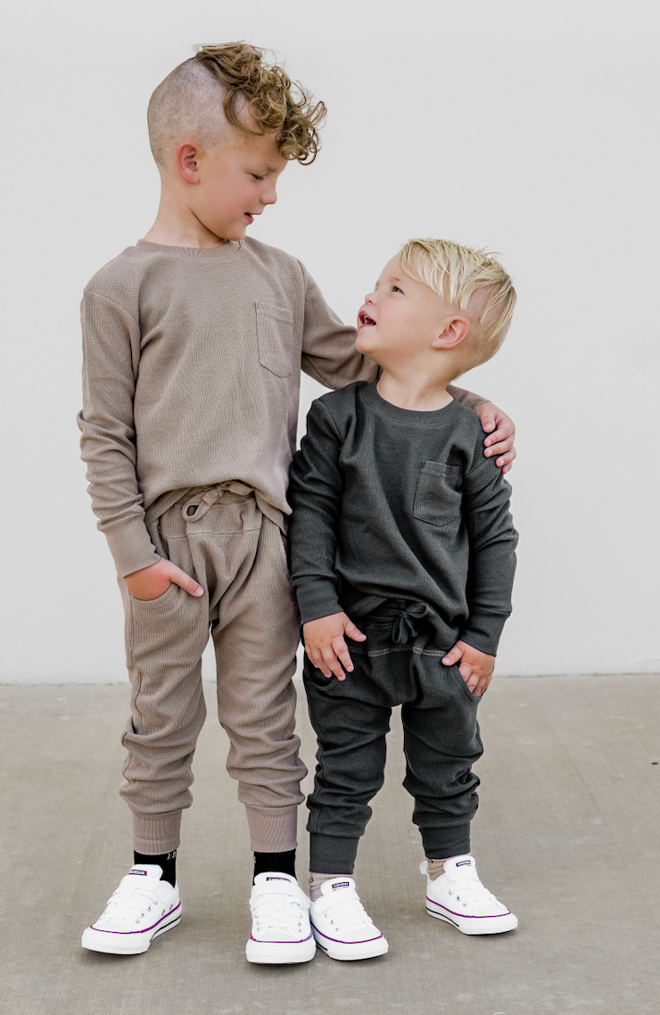 Kids Hooded Denim Jacket - Grey - Little Bipsy