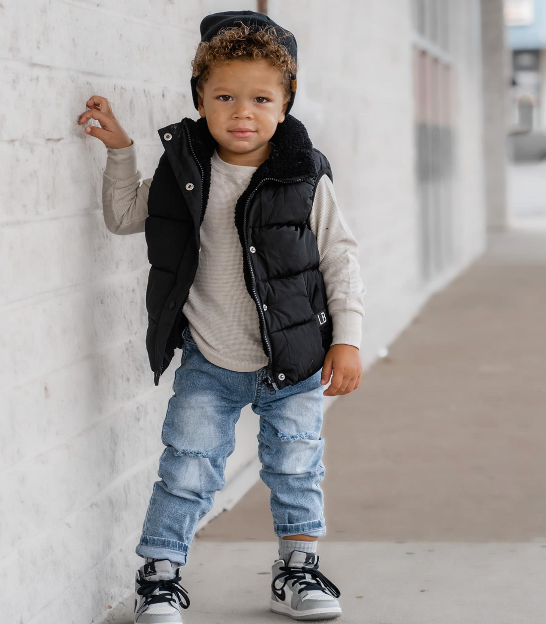 Kids Distressed Jeans - Relaxed Fit - Little Bipsy