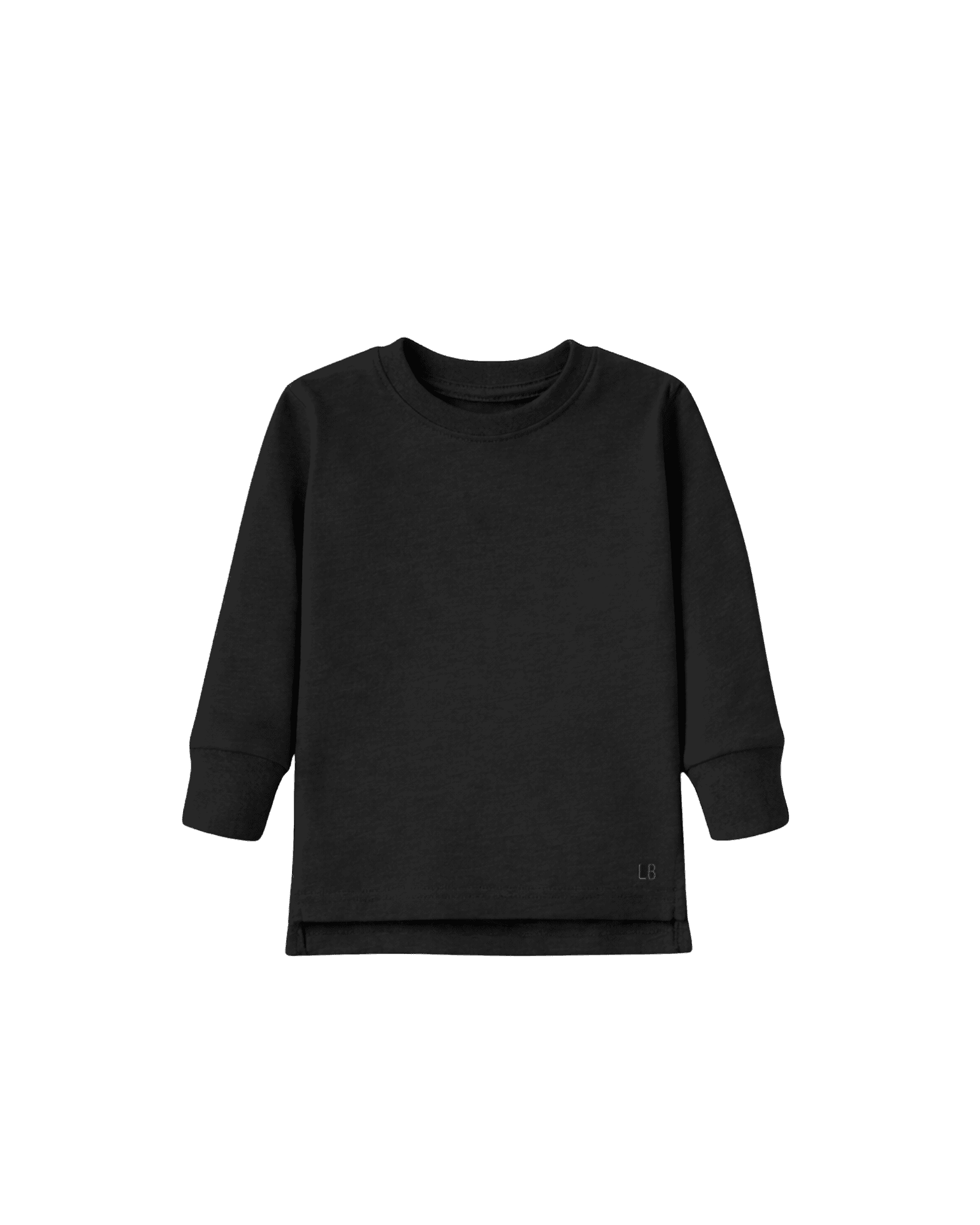 Long Sleeve Elevated Tee - Black